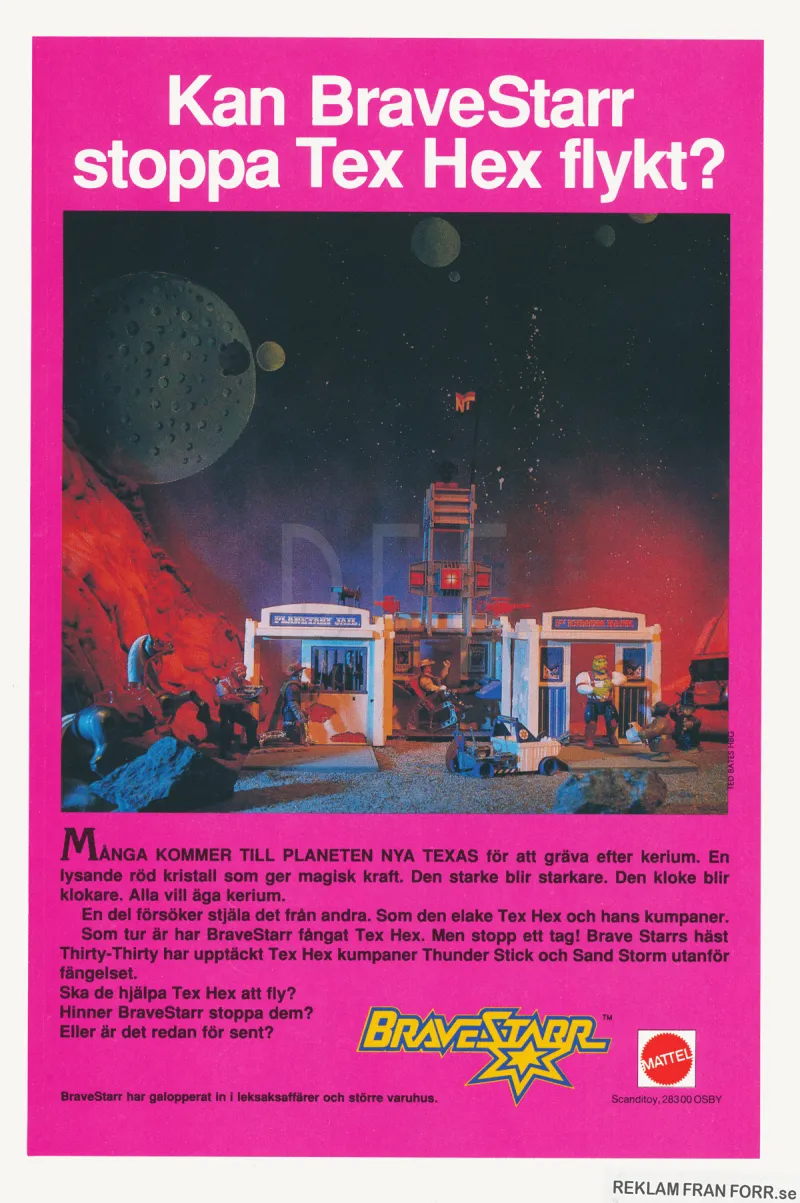 Kan Brave Starr stoppa Tex Hex flykt? | Serietidningsreklam.se