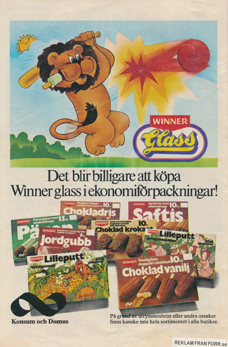 Köp storförpackning av Winner glass | Serietidningsreklam.se