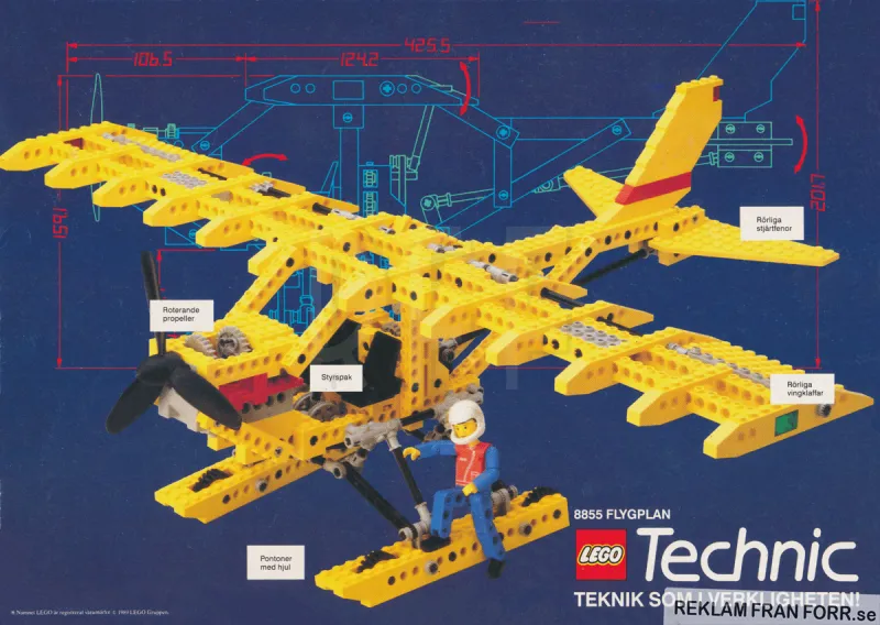 LEGO Flygplan 8855 | Serietidningsreklam.se