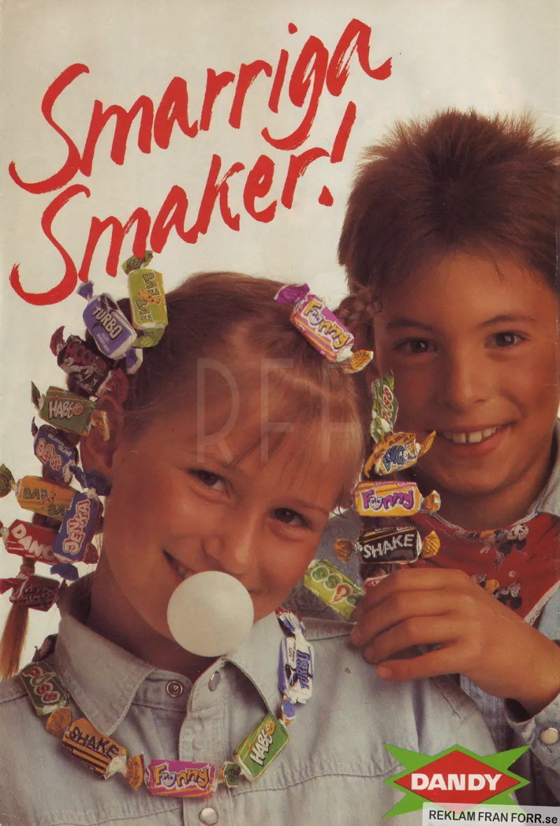 Tuggummi med smarriga smaker | Serietidningsreklam.se